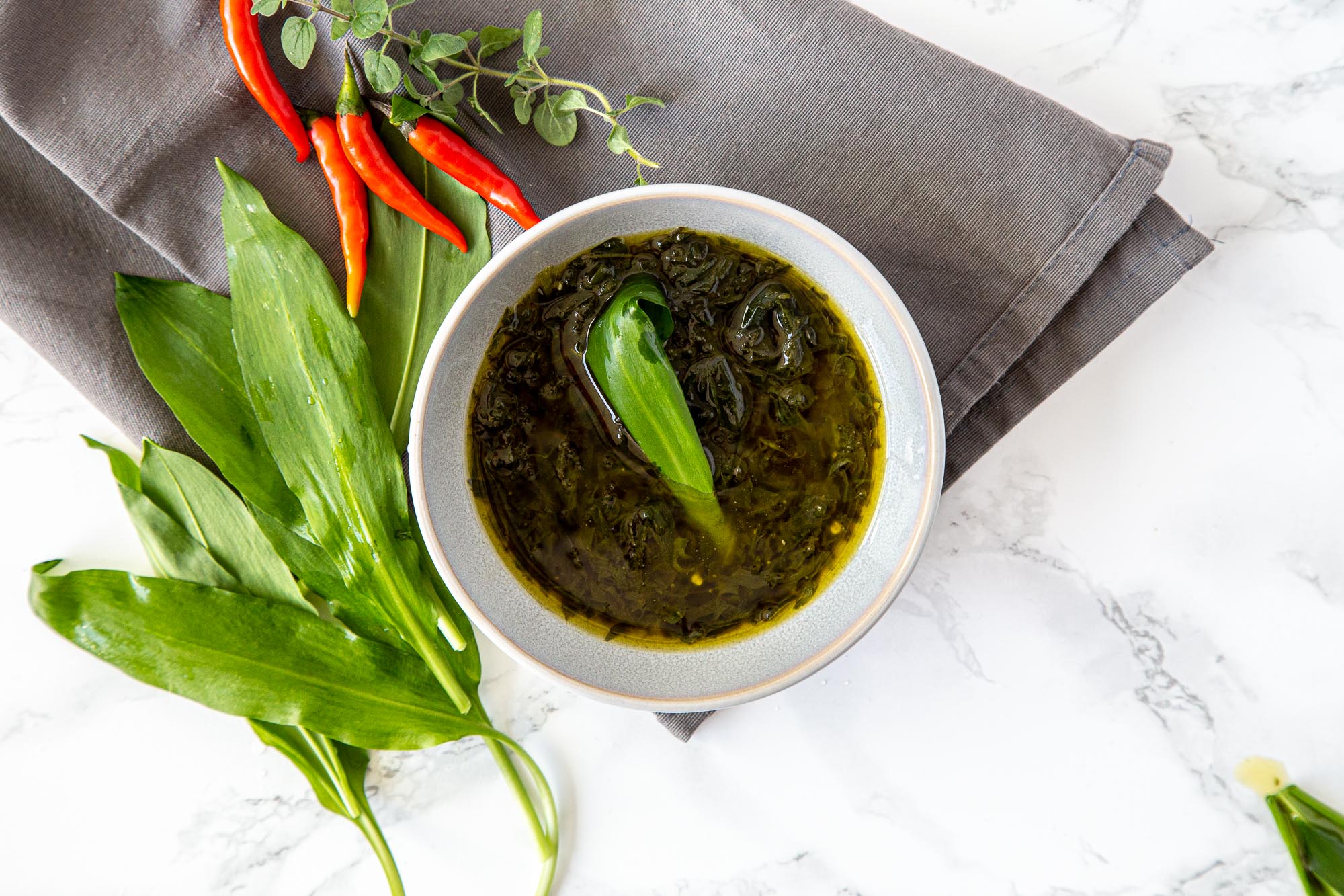 Wild Garlic Barbecue Marinade - Skovkær